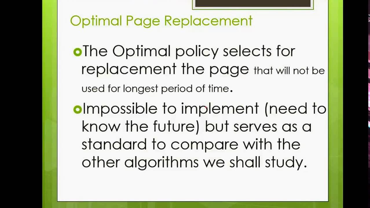 OS Page replacement algorithms - YouTube