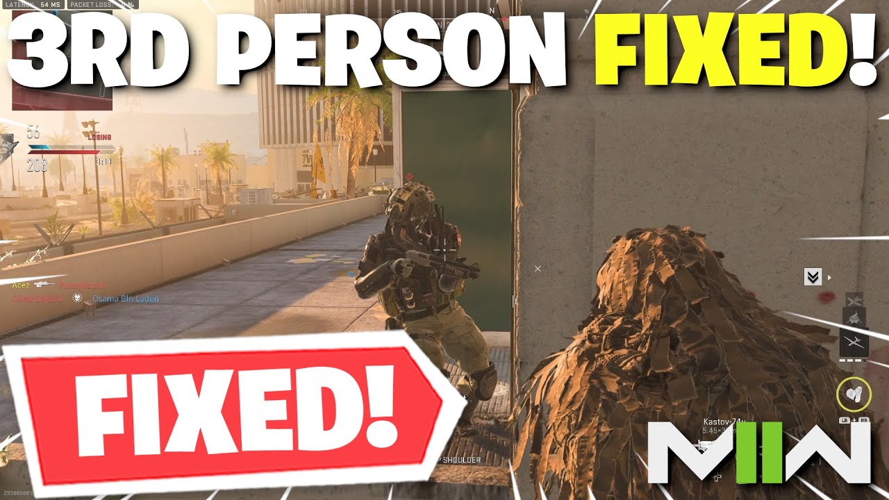 Modern Warfare 2 - They FIXED 3rd Person Gamemode In MW2! True 3rd ...