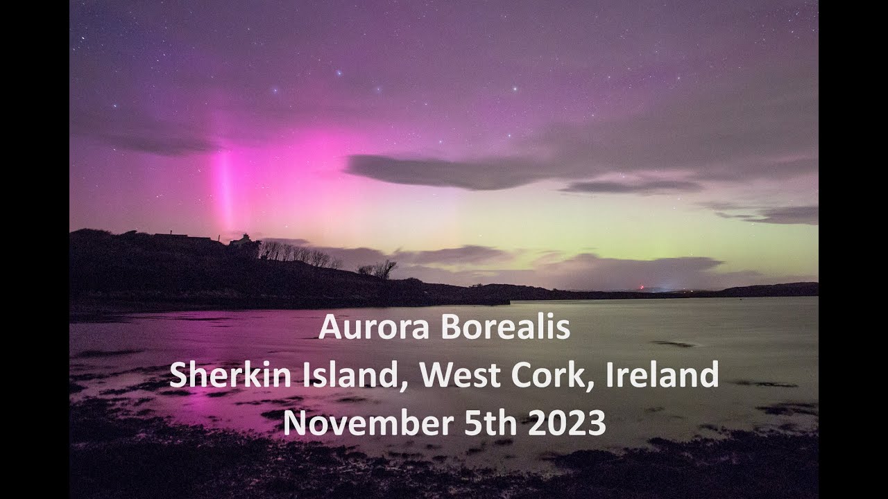 Aurora Borealis - Sherkin Island, West Cork - Nov 5th 2023 © Robbie ...