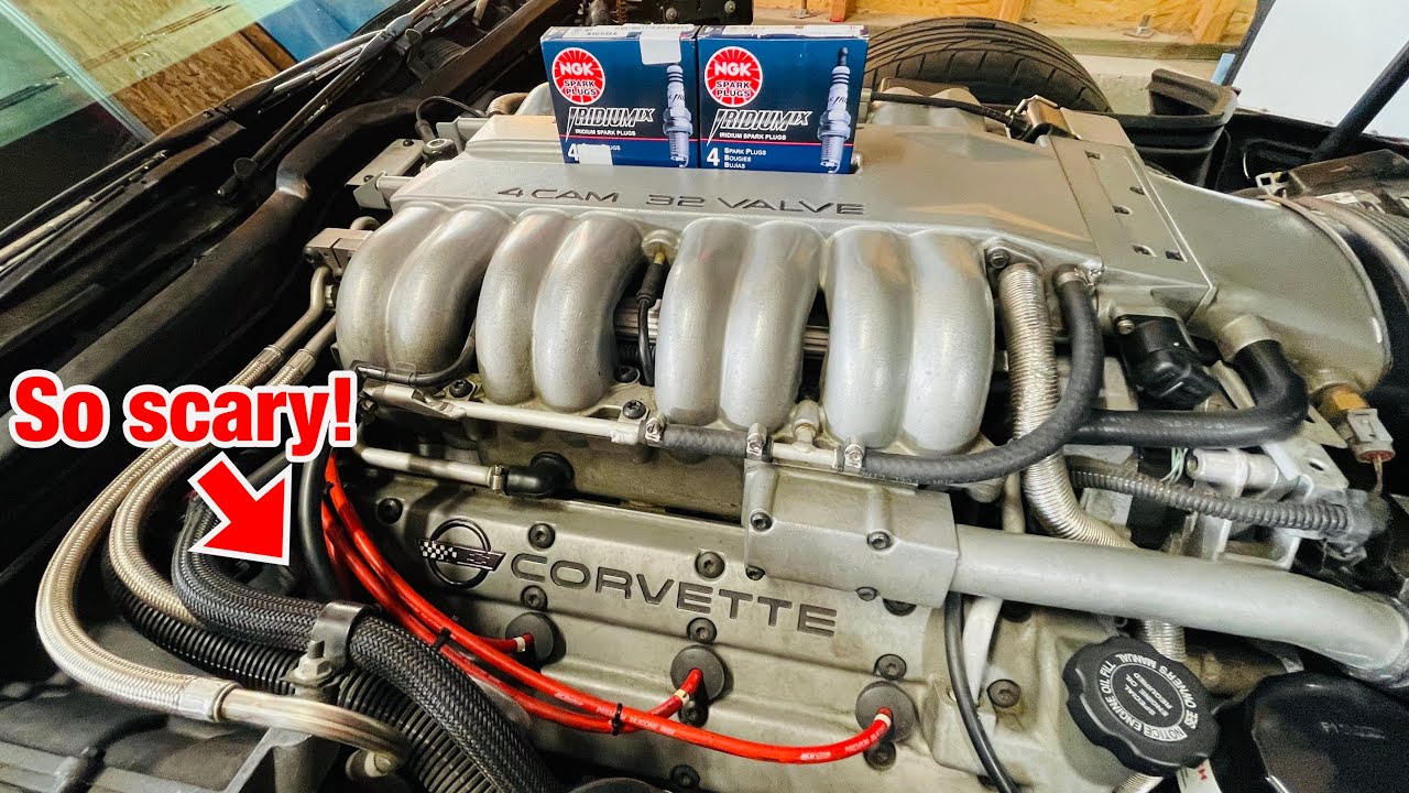TRYING TO FIX THE #8 SPARK PLUG ISSUE ON MY C4 CORVETTE ZR-1 - YouTube