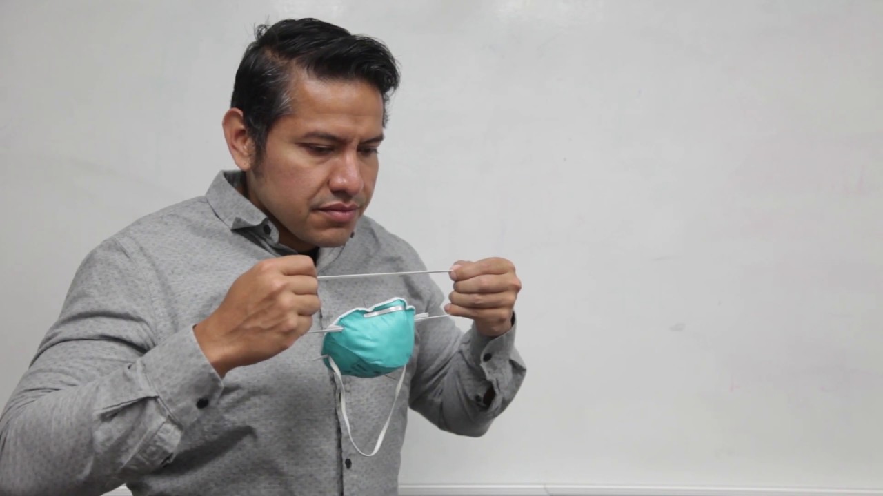 USC EH&S - How to Don and Doff an N95 Respirator Mask - YouTube