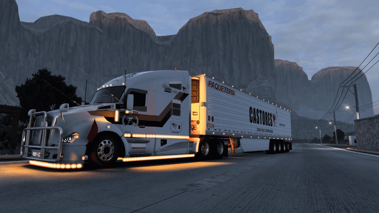 ATS / EL MERO TRAILERO / PAQUETERIA CASTORES / CAMINOS EXTREMOS - YouTube