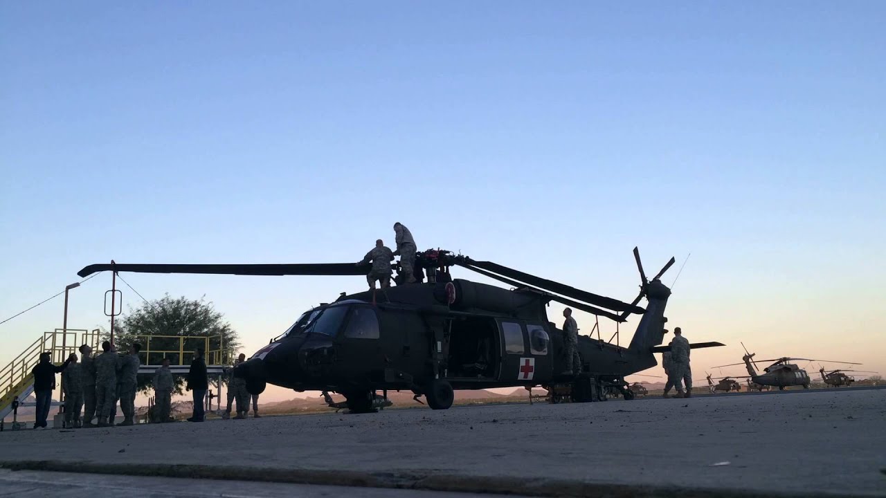 UH60M BlackHawk Helicopter Fold and Unfold *Time-Lapse* - YouTube