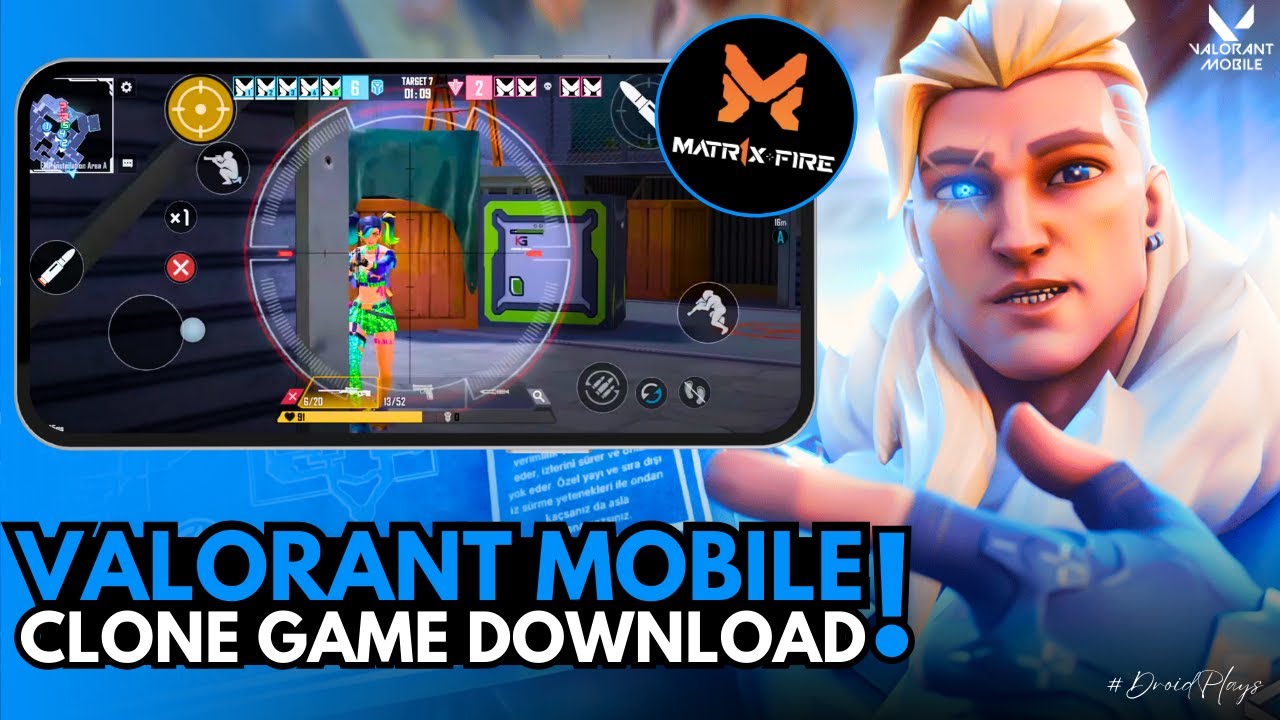 VALORANT MOBILE CLONE - MATRIX FIRE DOWNLOAD | DROID PLAYS - YouTube