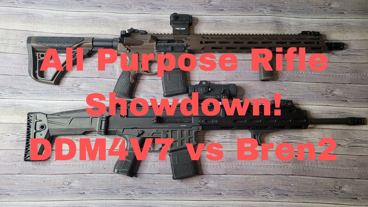All Purpose Rifle Showdown! Daniel Defense DDM4V7 vs CZ Bren 2MS. Which ...