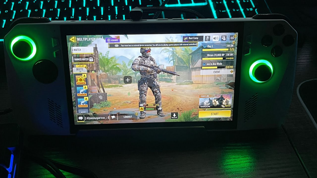 ASUS Rog Ally | Call of Duty Mobile With Mouse & Key! Giveaway ...