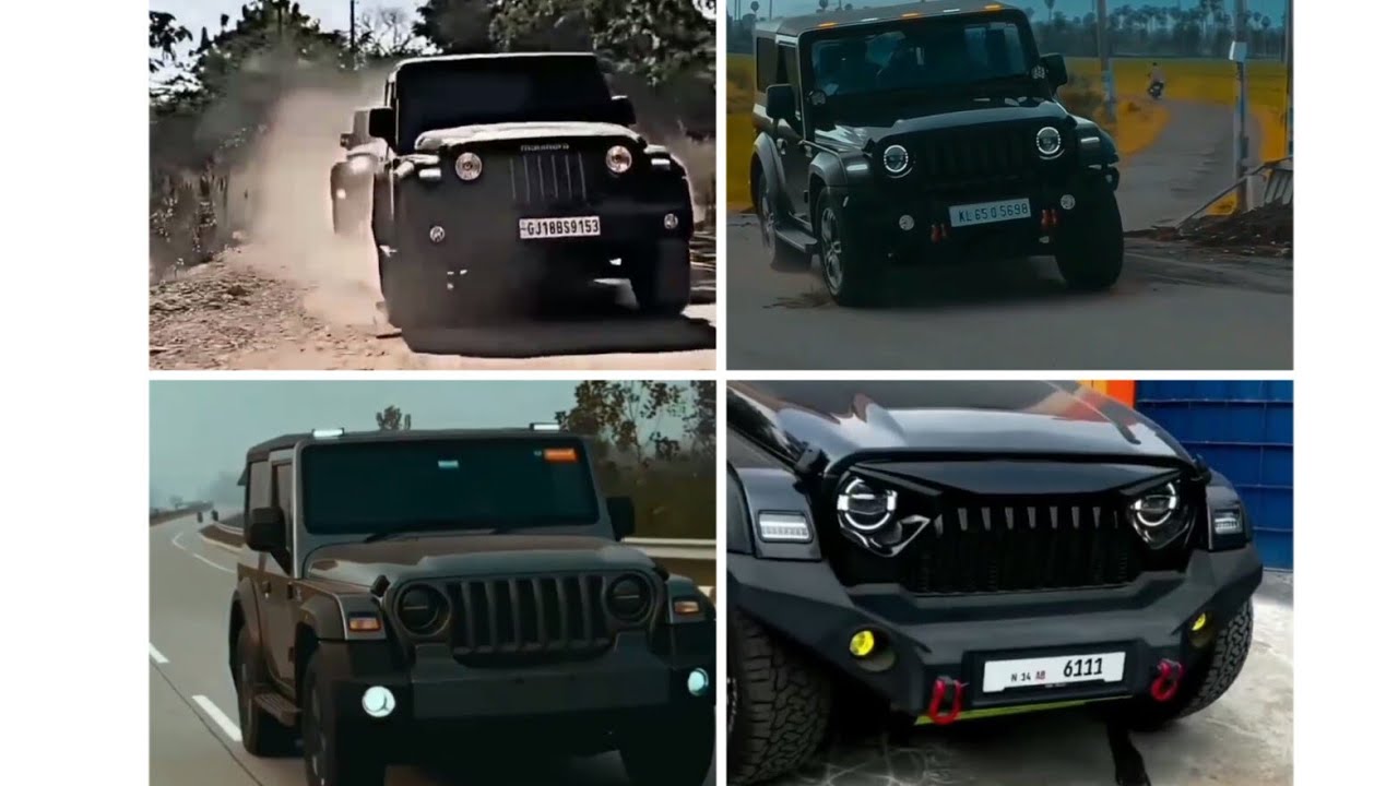 BLACK THAR ATTITUDE#modified thar status#instagram trending reels # ...