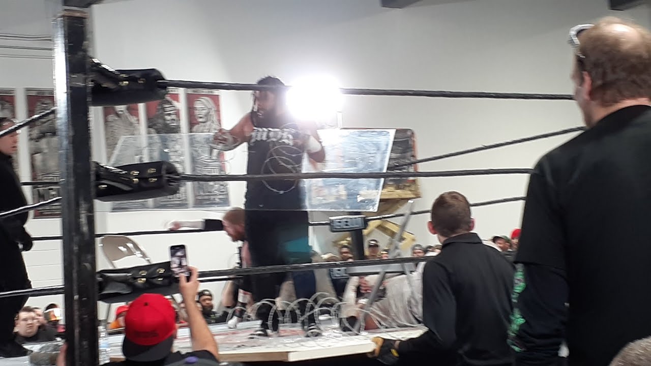 Ending Of Jacob Fatu vs Jimmy Llody vs John Wayne Murdoch GCW NGI8 12 ...
