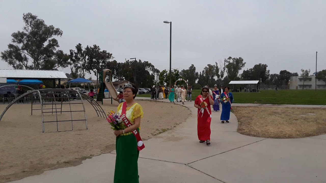 Santacruzan at Tooma Park, San Diego - YouTube