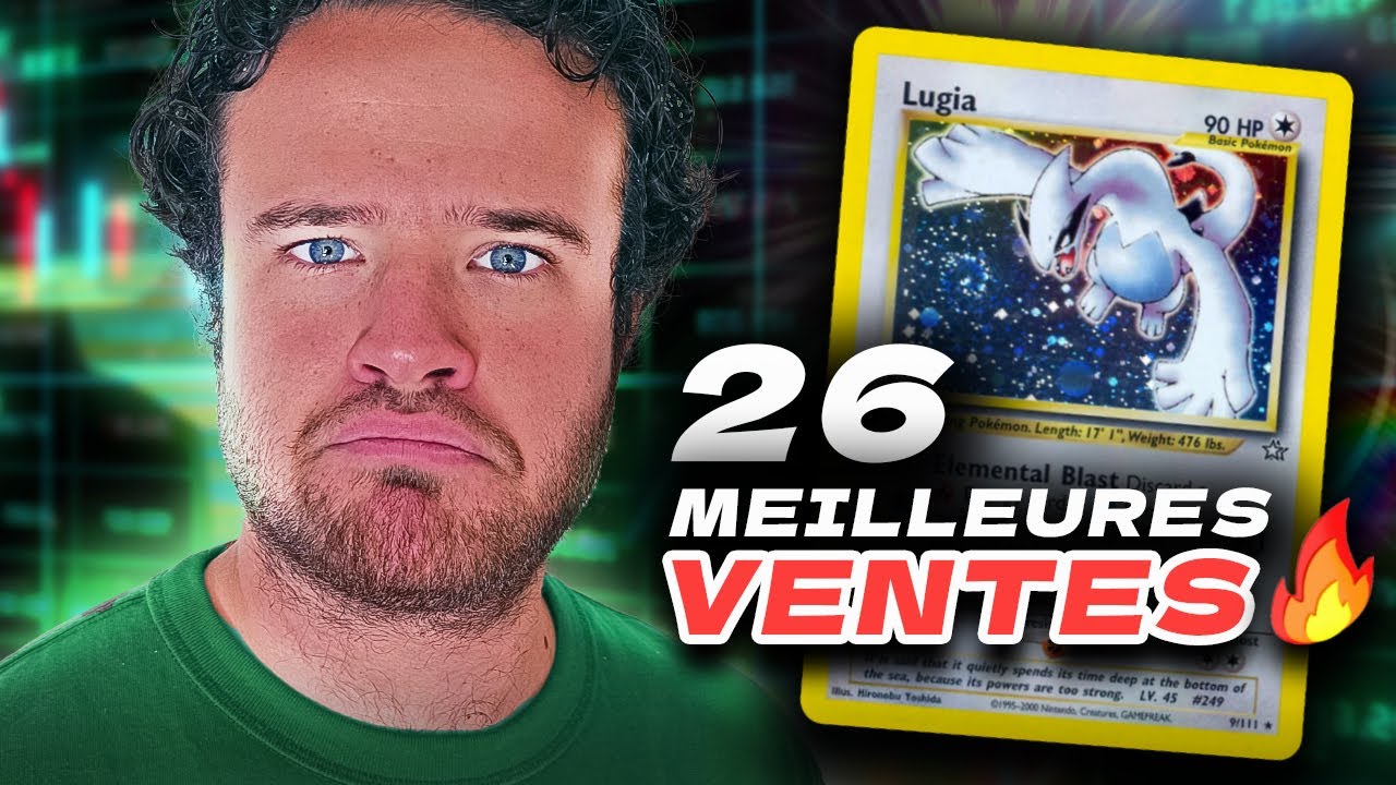 Les 26 MEILLEURES VENTES de cartes Pokémon du mois (Pokédollar Épisode ...