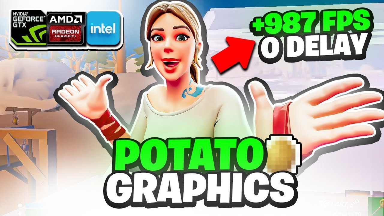 Finally Got Potato Graphics on Intel & AMD in Fortnite Chapter 2 Remix ...