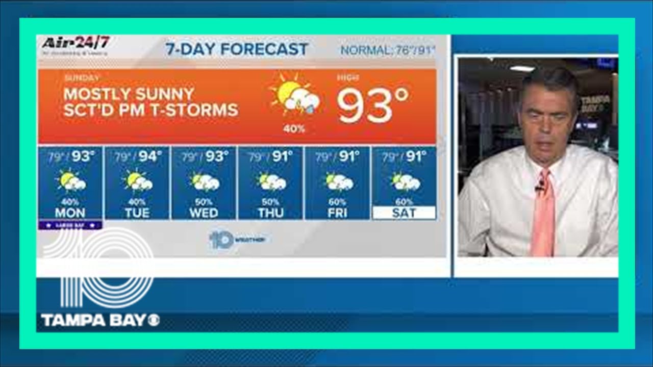 Tampa Bay Beach & Boating Report With Meteorologist Rich Fields - YouTube