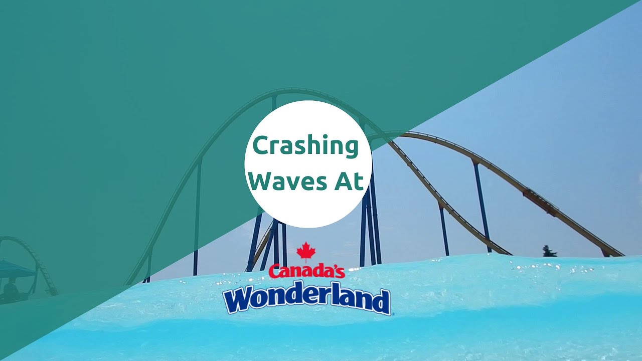 Relaxing On The Shore Of The Wave Pool At Canada's Wonderland - YouTube