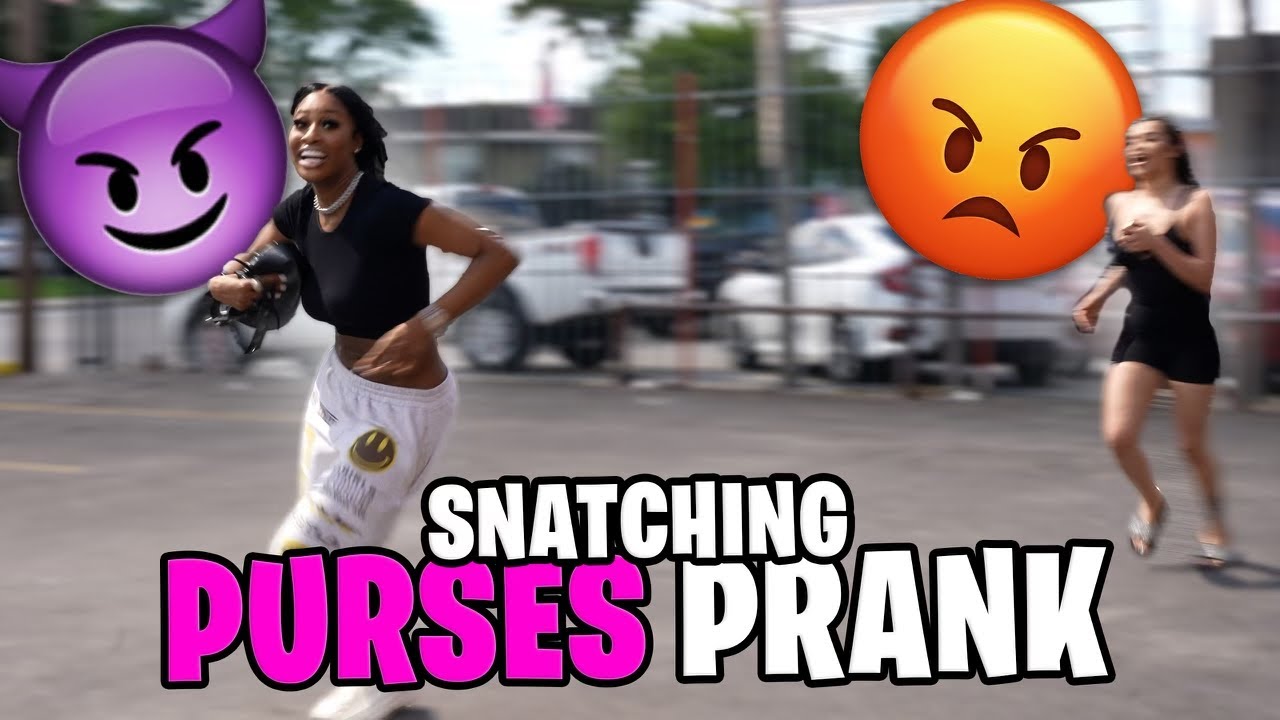 SNATCHING PURSES IN THE HOOD WITH @Prettygirlchaz !! *GONE WRONG ...