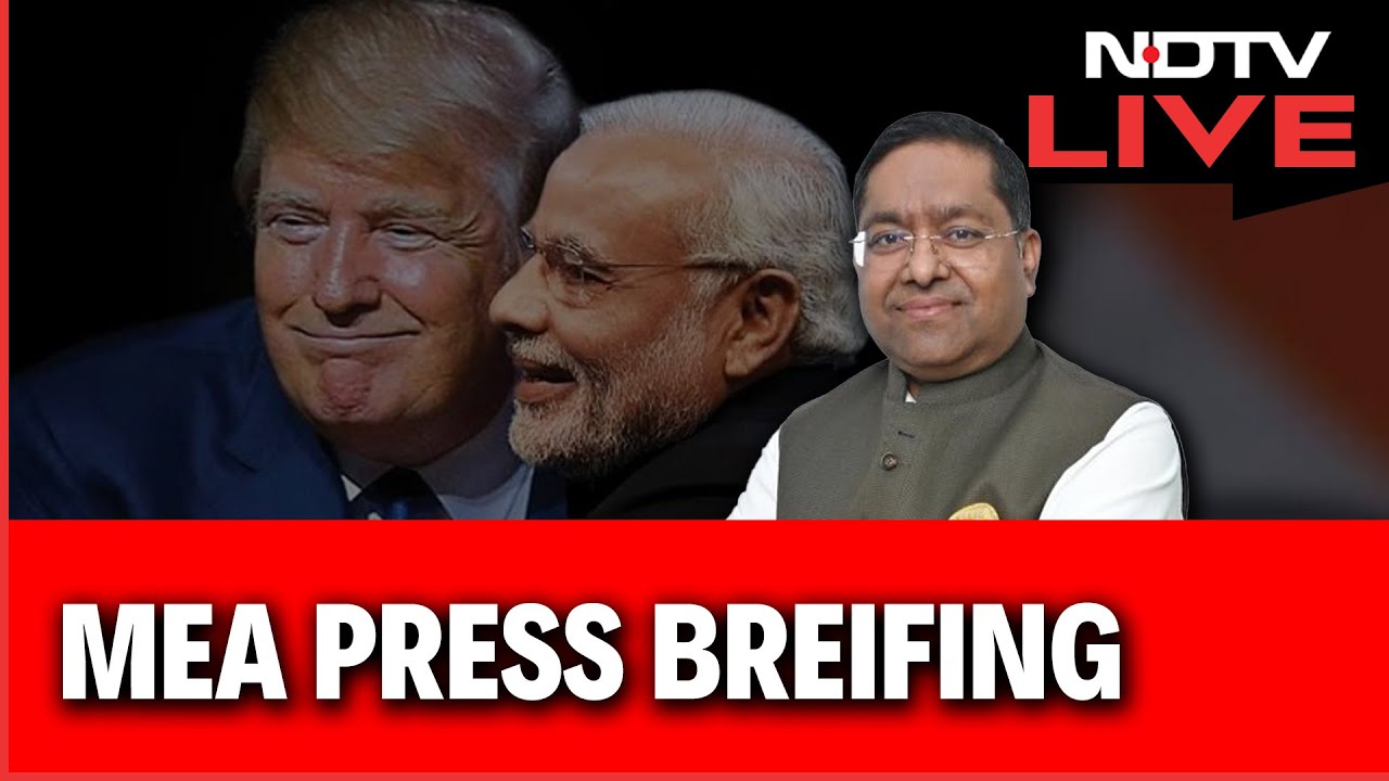 MEA Live | MEA Briefing On USAID Row | Trump News | India USA ...