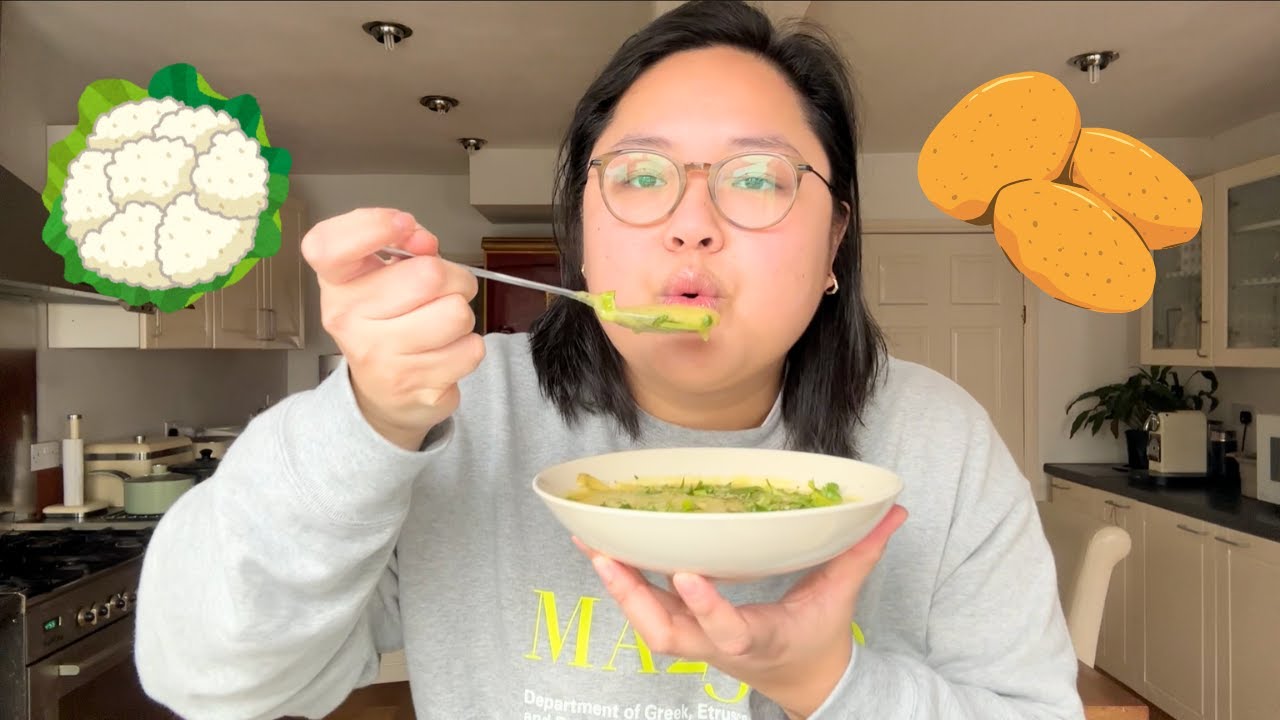 Cauliflower & Potato SCRAP Soup Recipe | Easiest Soup EVER - YouTube