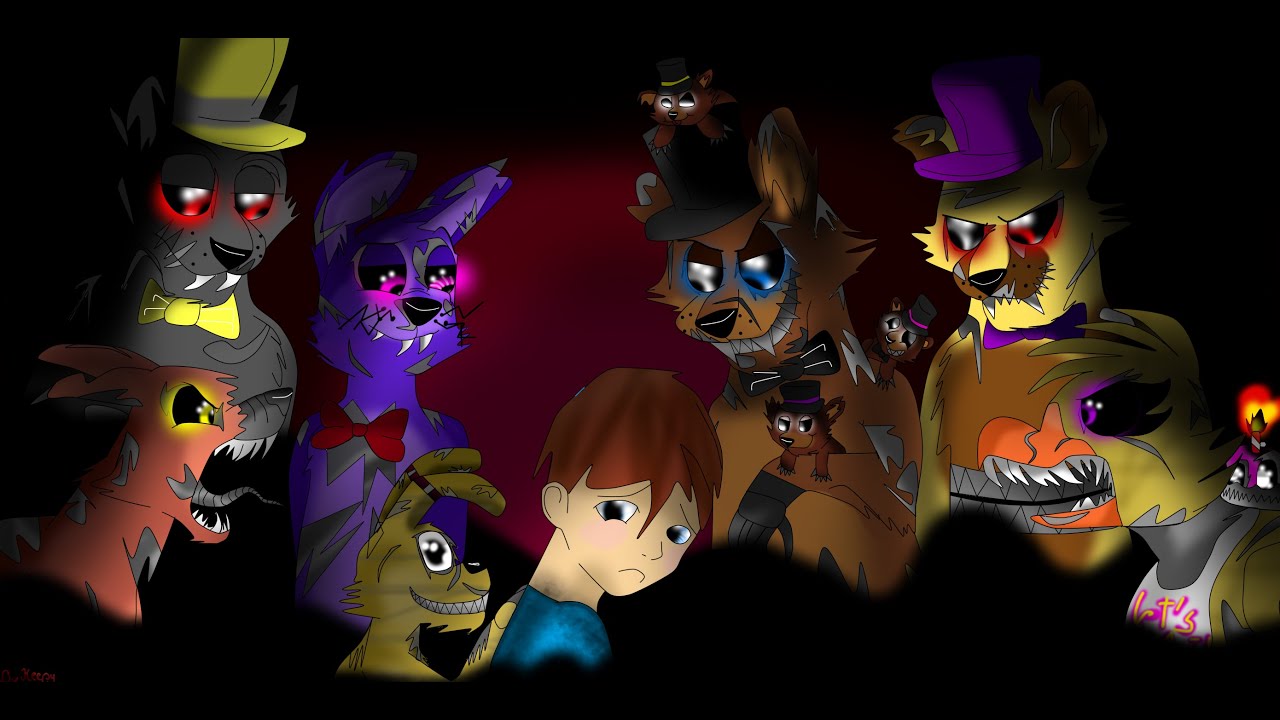 FNAF 4 - SpeedPaint - YouTube