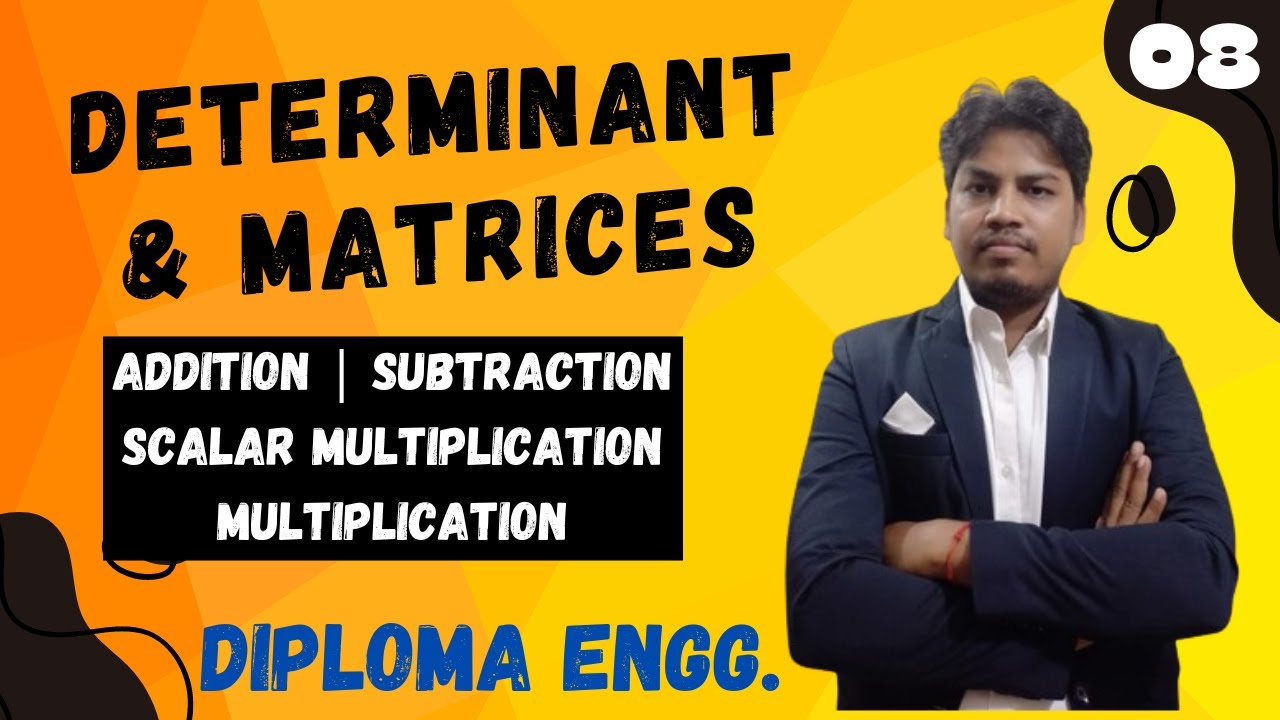 Operation on Matrix | Addition of Matrix | subtraction of Matrix ...