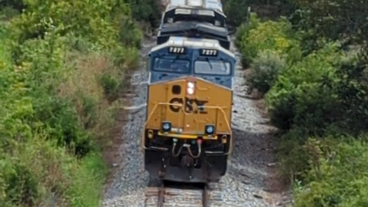 CSX Hanover sub local L 137 shunting cars part 2 - YouTube