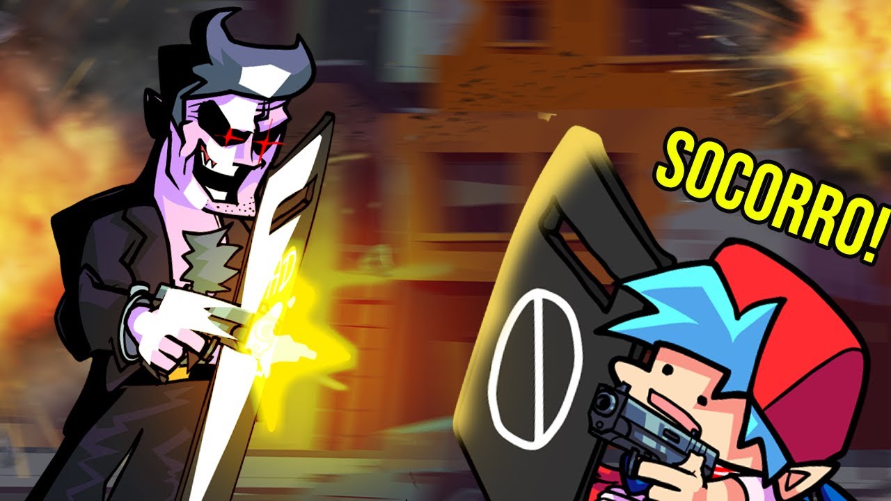 Friday Night Funkin MOD COM ARMAS!+ Melhores momentos da live! - YouTube