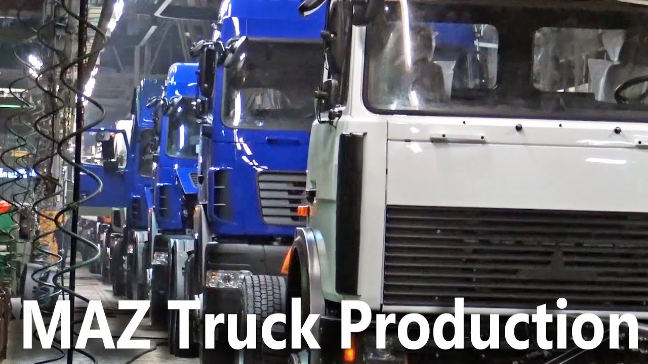 MAZ Truck Production - YouTube
