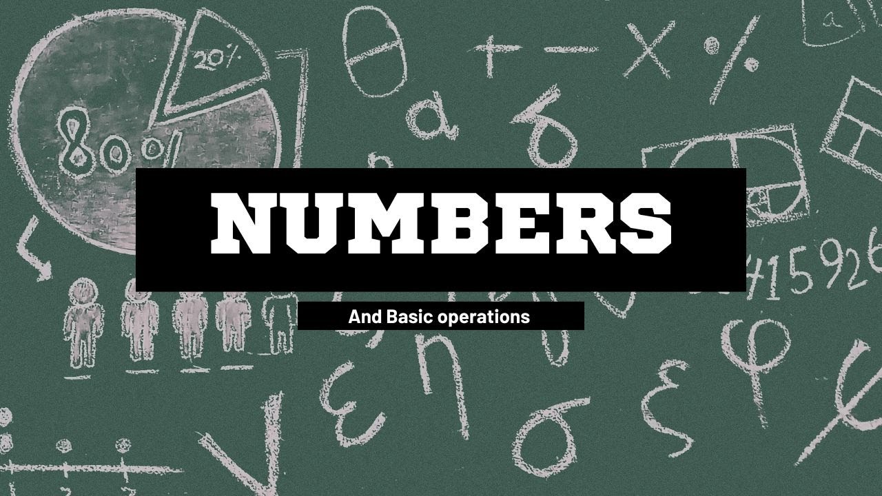 Numbers and basic operations - Class 1 - YouTube
