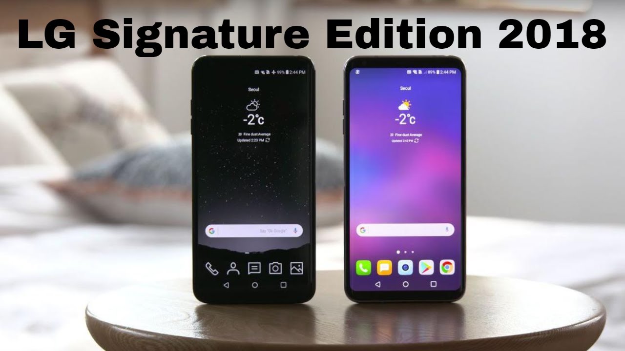 LG Signature Edition (2018)- First look with Premium flagship phone ...