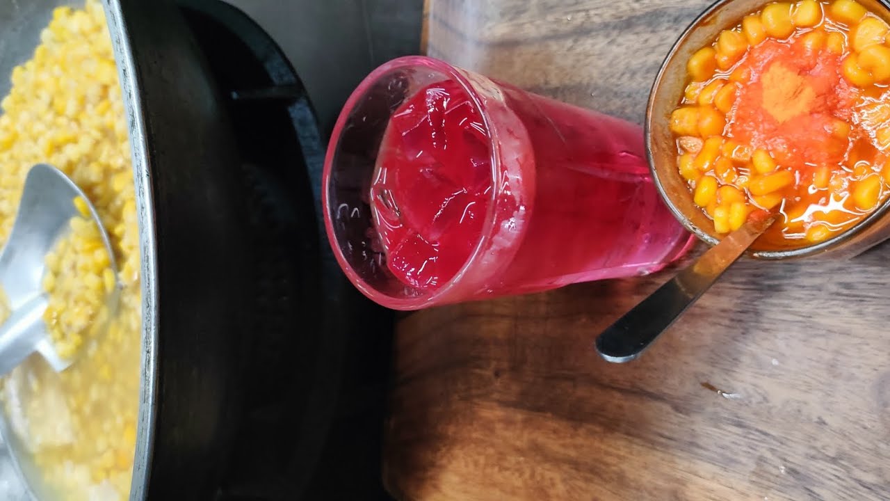 street food mais at magic water na may gulaman - YouTube