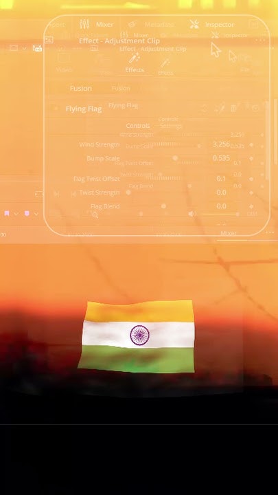 Flying Flag Animation in DaVinci Resolve - YouTube