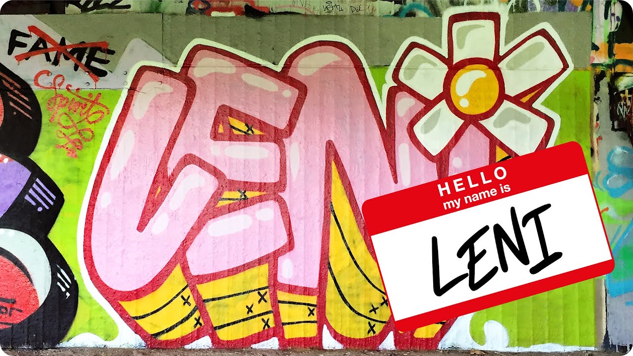 Graffiti – HELLO my name is LENI #002 - YouTube