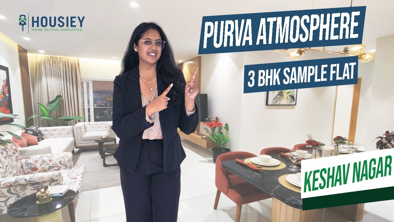 Purva Atmosphere Keshav Nagar | 3 BHK Sample Flat Tour [2025 ...