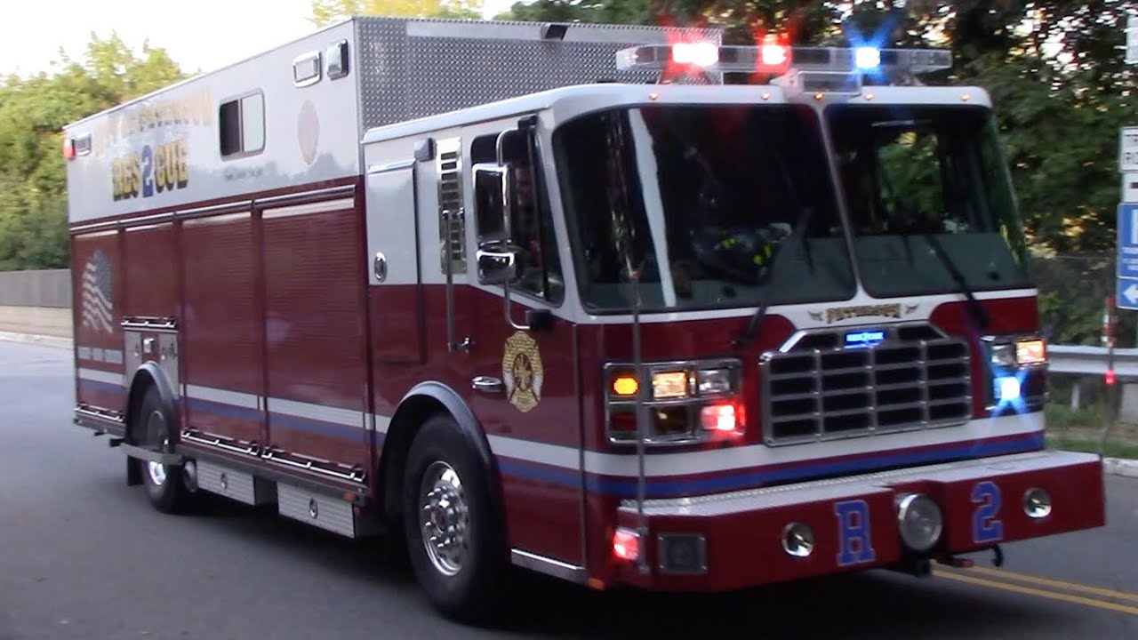 Paterson Fire Department Rescue 2 Responding 9-10-19 - YouTube