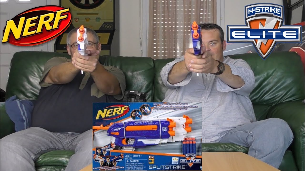 NERF ELITE SPLITSTRIKE test et présentation en français fr - YouTube