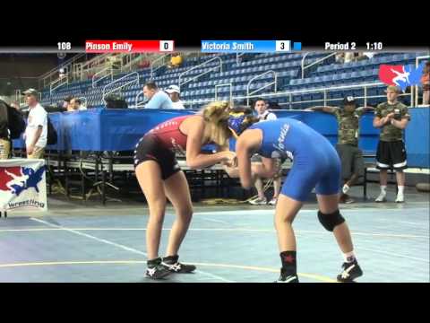 Fargo 2012 108 Round 3: Pinson Emily (Georgia) vs. Victoria Smith ...