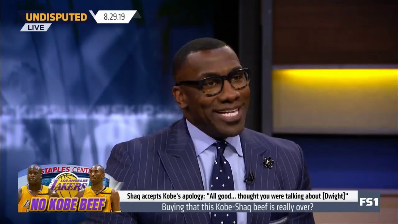 UNDISPUTED Skip & Shannon discuss the beef between Shaq and Kobe Bryant ...