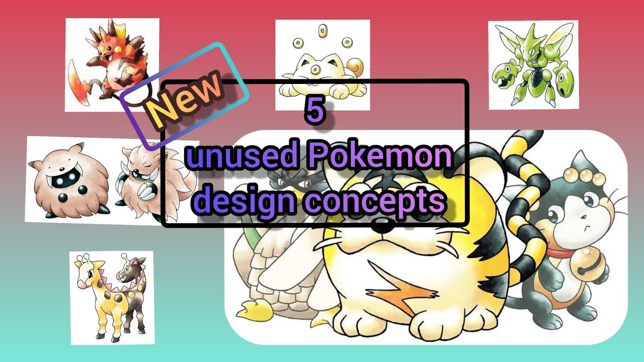 5 unused Pokemon design concepts - YouTube