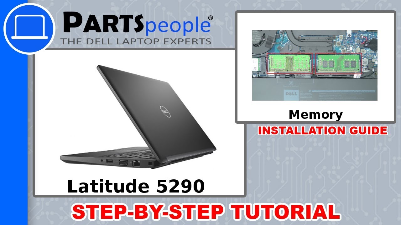 Dell Latitude 5290 (P27S002) Memory How-To Video Tutorial - YouTube