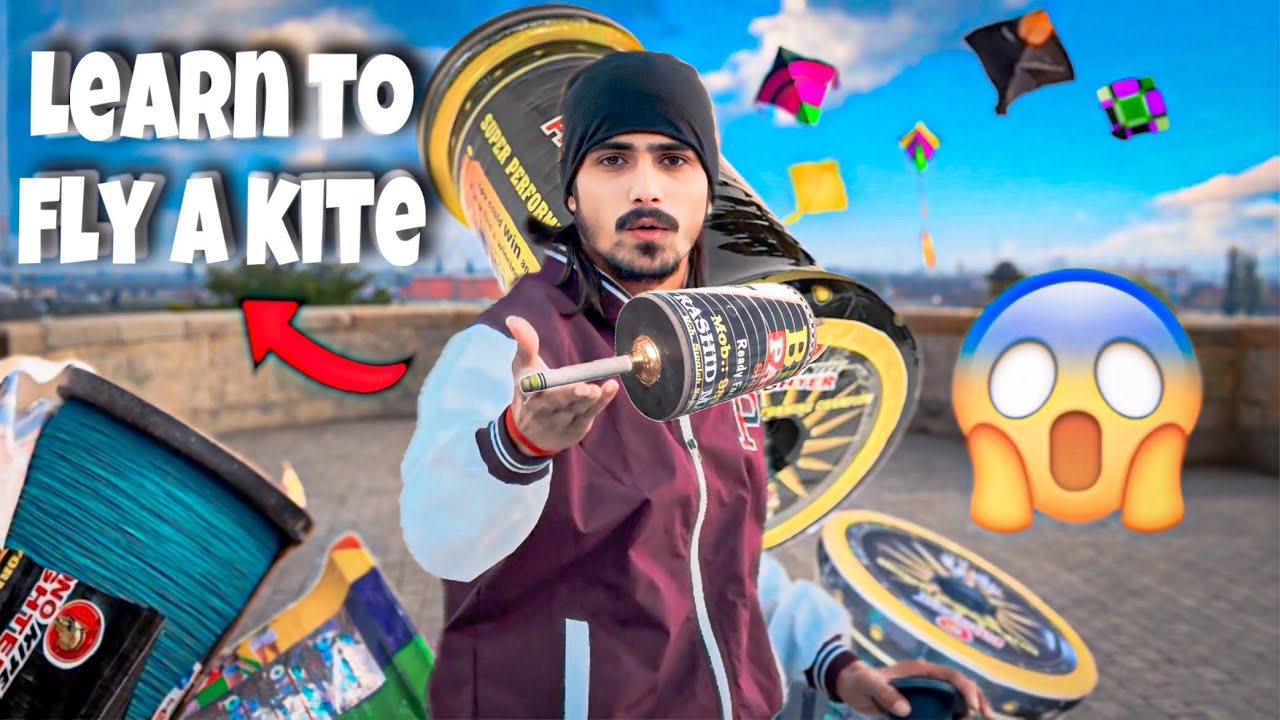 Learn To Fly A Kite 🪁 | पतंग कैसे उड़ाए😍🪁| kite vlog - YouTube