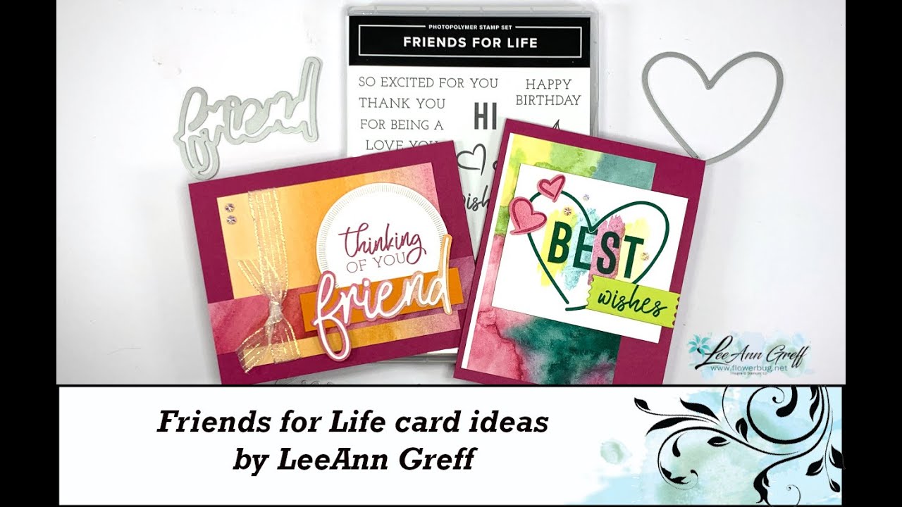 Friends for Life card ideas - YouTube