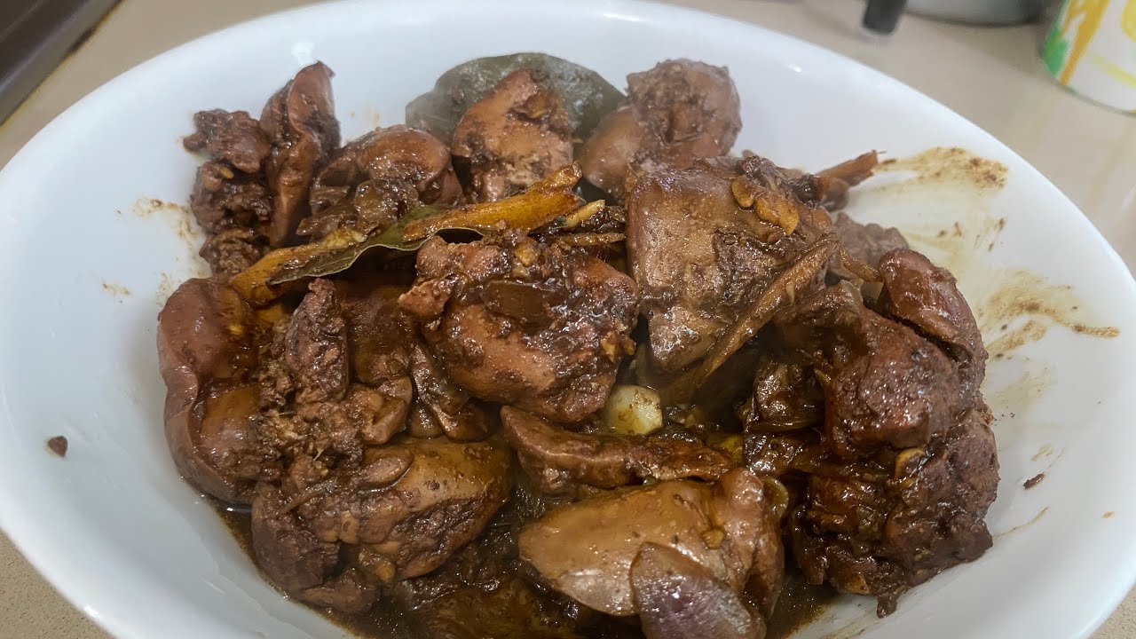 How to cook| chicken liver | adobong atay ng manok | Pinoy food ...
