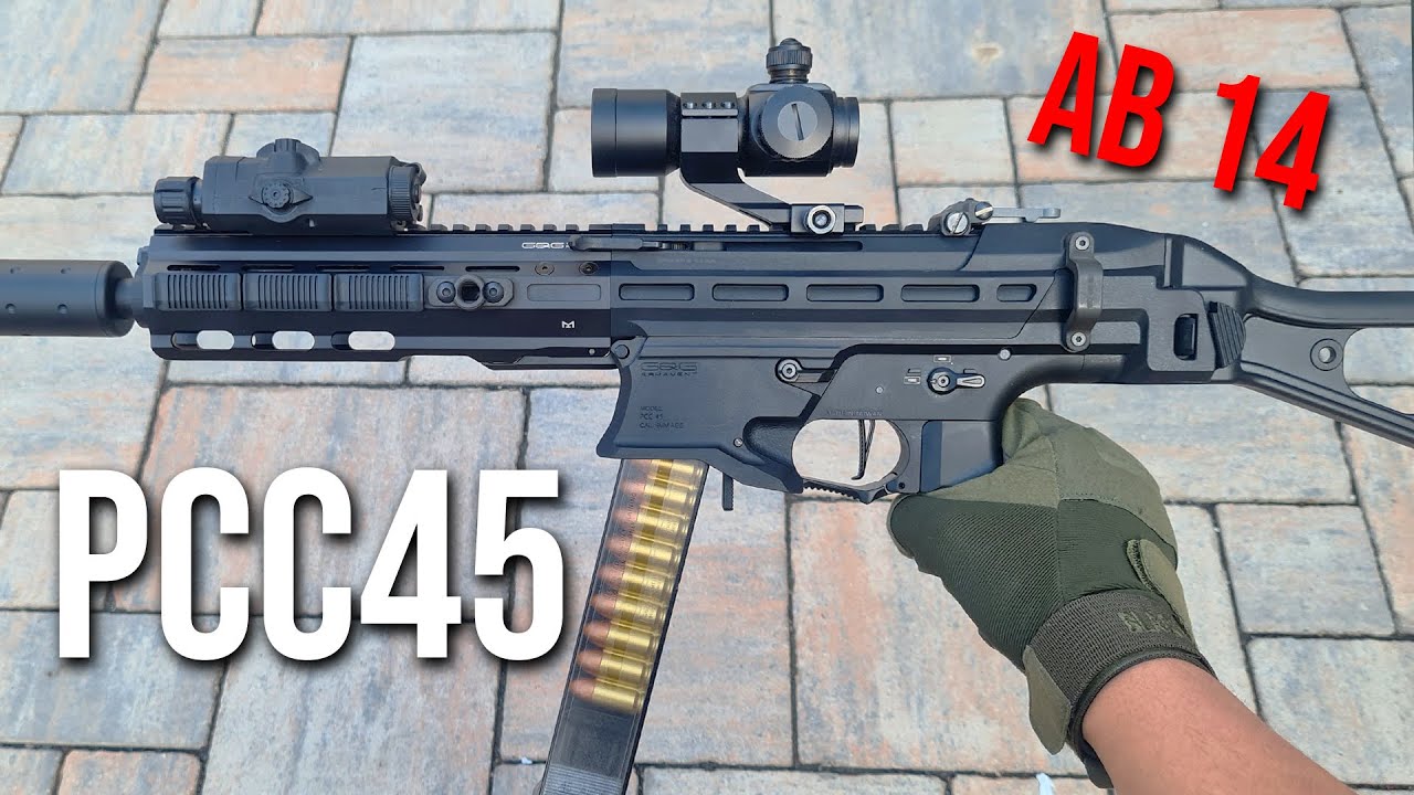PCC 45 AEG Airsoft Review Deutsch - YouTube