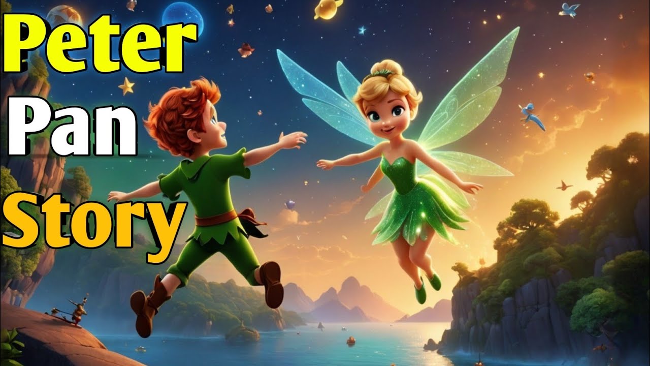 Peter Pan Cartoon| Peter Pan Story In English|Learn English Through ...
