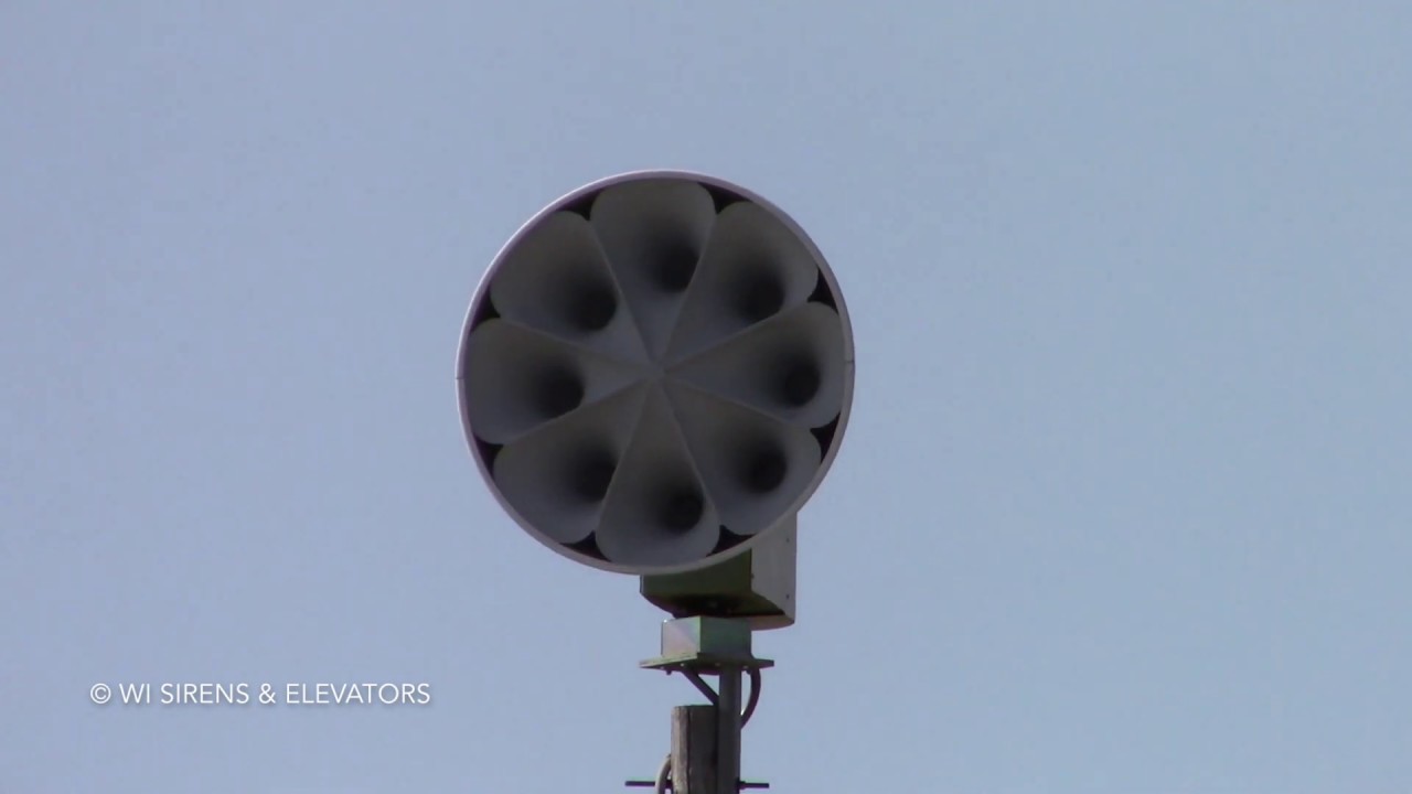 ASC T-128 Siren Test, Minooka Park, Waukesha, WI - 6/12/20 - YouTube