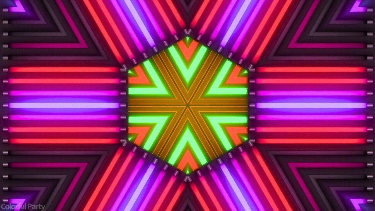 Flashing Dance Party Lights Colorful Disco Screen 😵 - YouTube