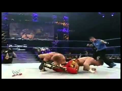 Eddie Guerrero Win WWE Champion ( Eddie Guerrero vs Brock Lesnar - No ...