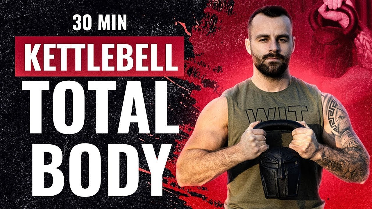 30 Min Full Body KETTLEBELL Workout | Strength & Conditioning - YouTube