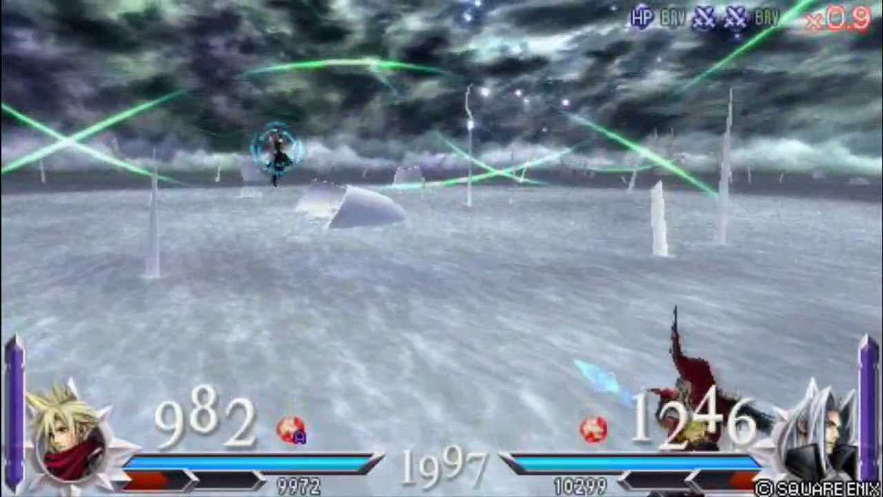 Dissidia Duodecim - KH Cloud VS KH Sephiroth - Birth of A GOD - YouTube