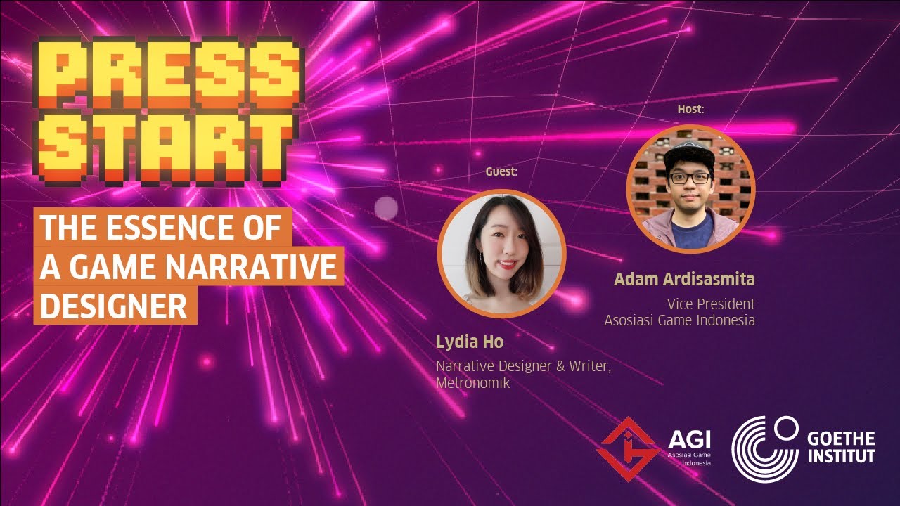 PRESS START - The Essence of a Game Narrative Designer (with Lydia Ho ...