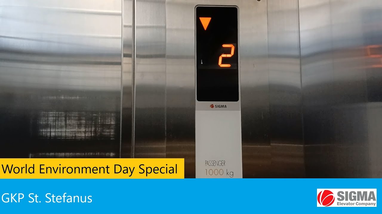GKP St. Stefanus, Jakarta: Sigma Di1 Elevators/Lifts - YouTube