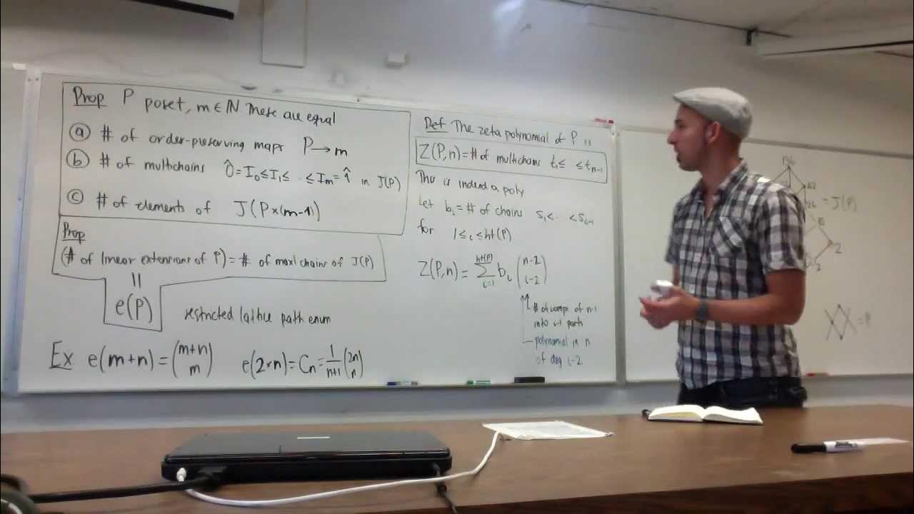 Lecture 24 . Enumerative Combinatorics (Federico Ardila) - YouTube